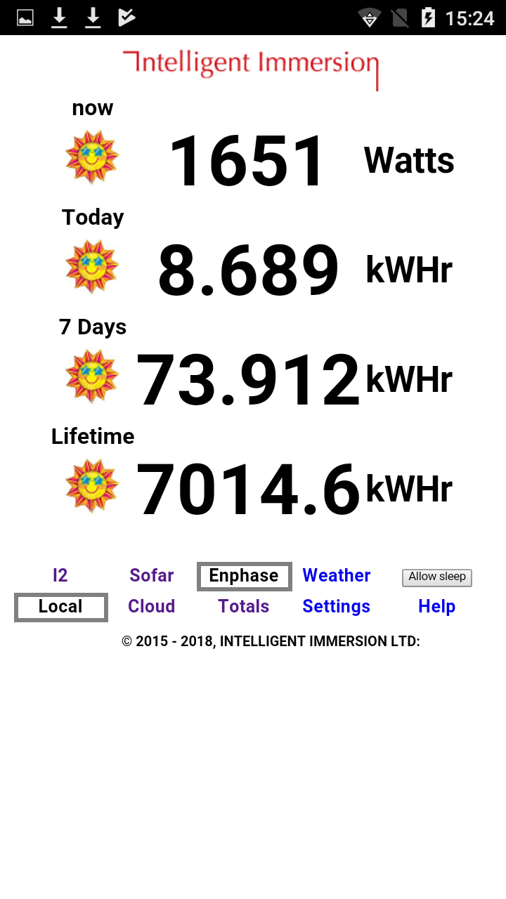 Intelligent Immersion Monitor - App on Amazon Appstore