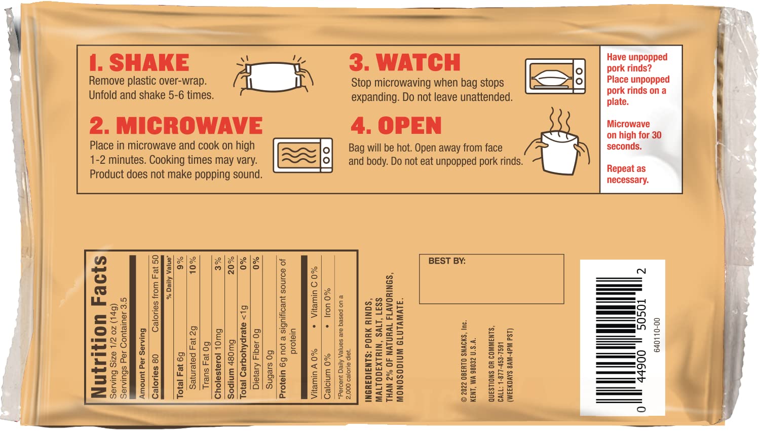 Snapklik.com : Lowreys Bacon Curls Microwave Pork Rinds