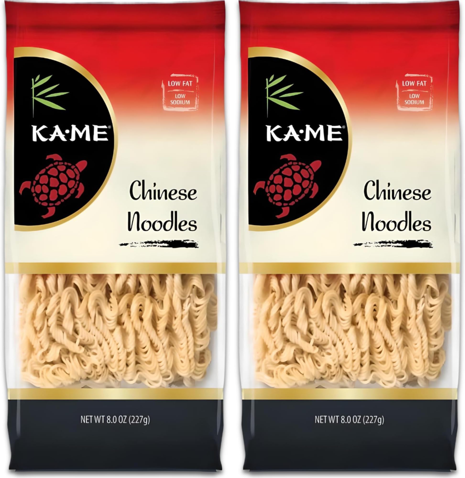 Amazon.com: KA-ME Chinese Noodles, Low Fat, Low Sodium, 8oz Pouches (3 ...