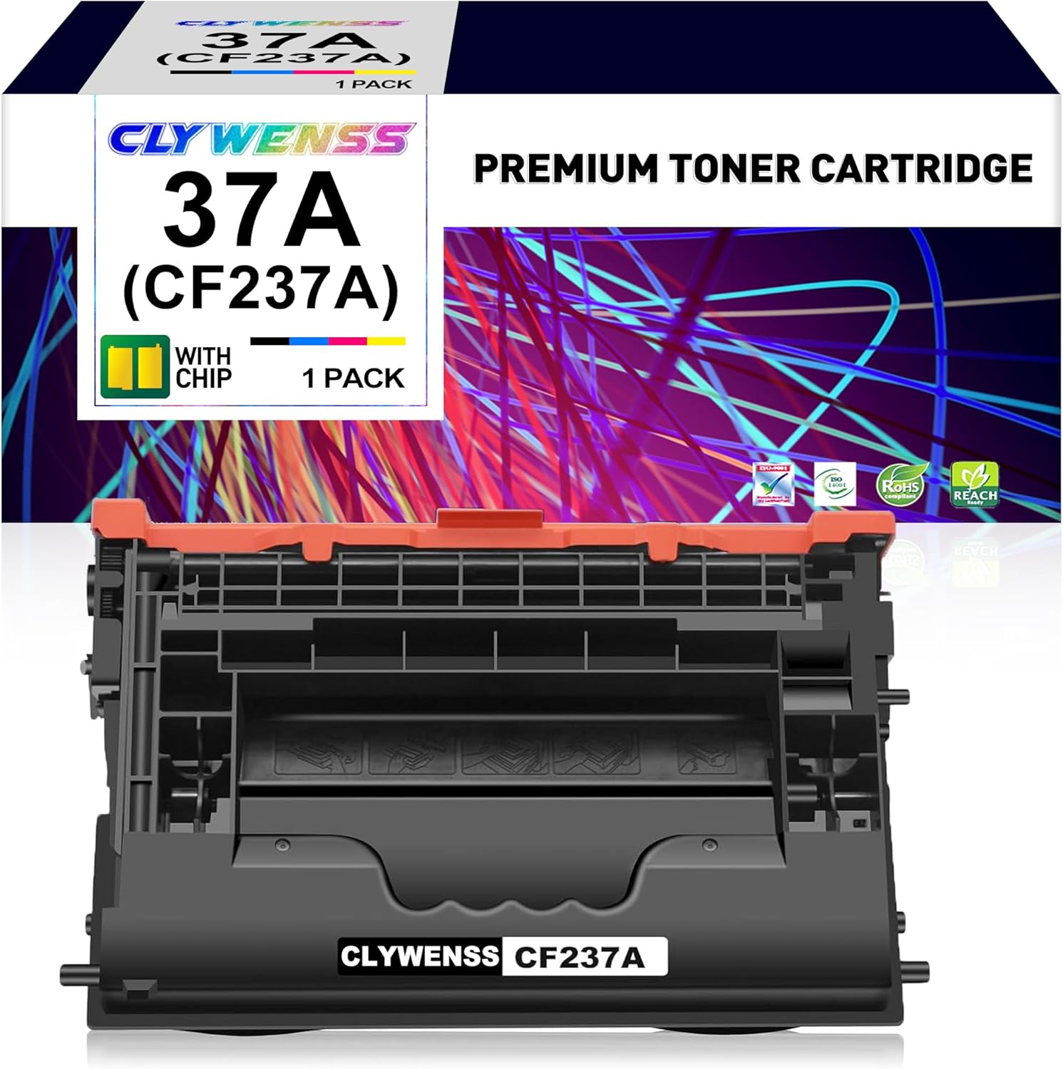 Amazon.co.jp: CLYWENSS 37A ブラックトナーカートリッジ HP 37A CF237A Enterprise M607n ...