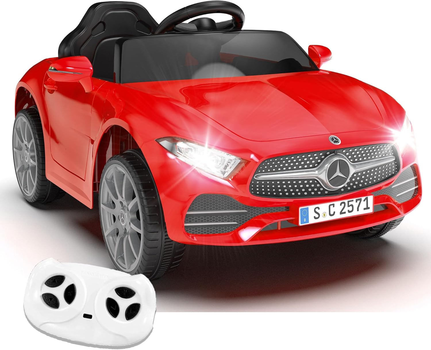 Amazon.com: NEWDOOD 12V Kids Ride On Car with 2.4G Remote Control ...