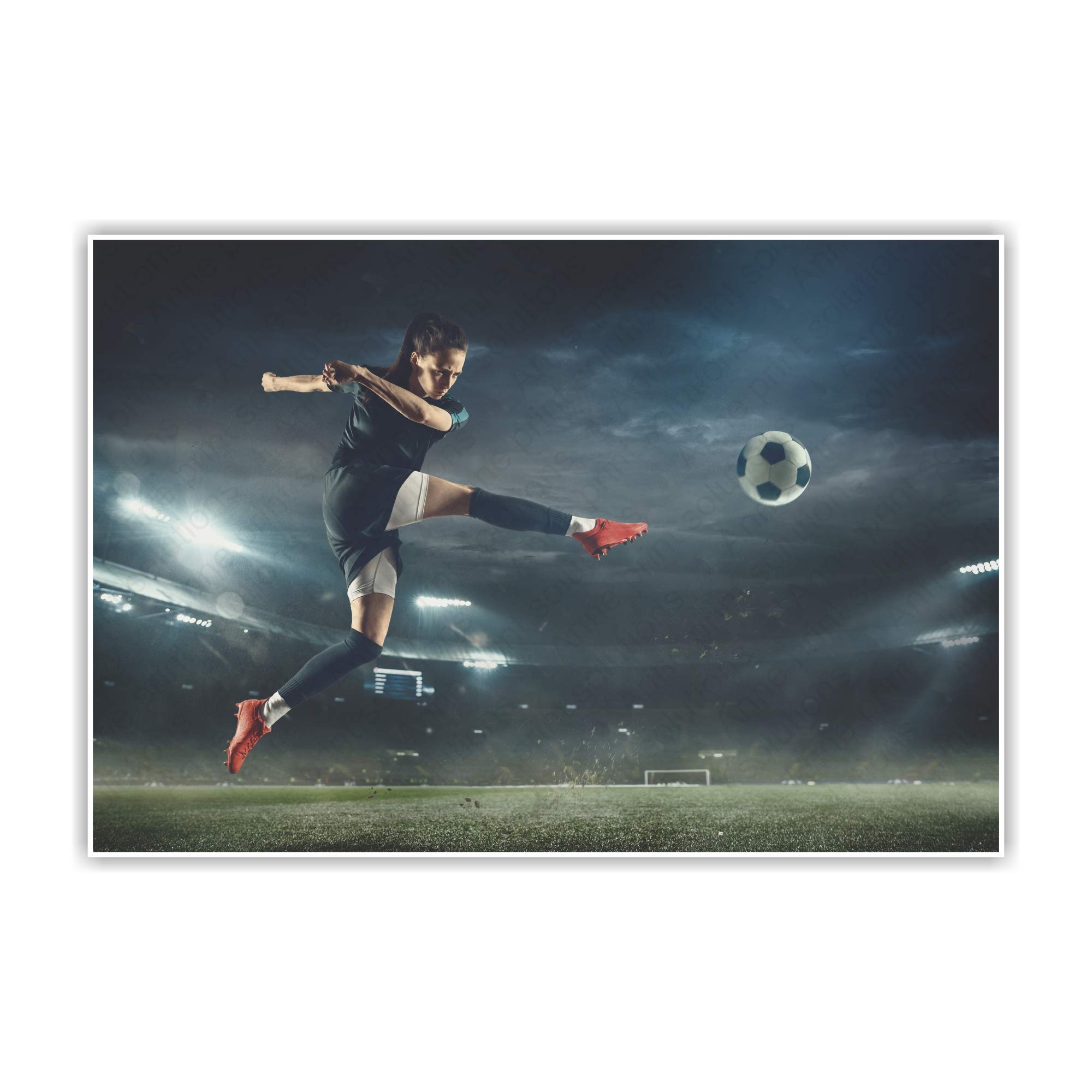 Anne Print Solutions® Football Poster (Without Frame) For Travel ...