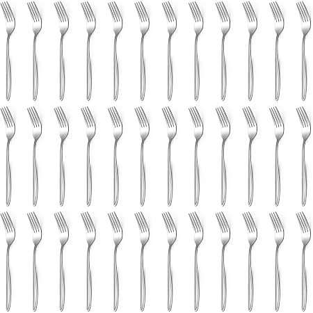 Amazon.de: Gabeln 36 Stück, Gymdin Edelstahl Gabel Set, 7,8" （19.8CM ...