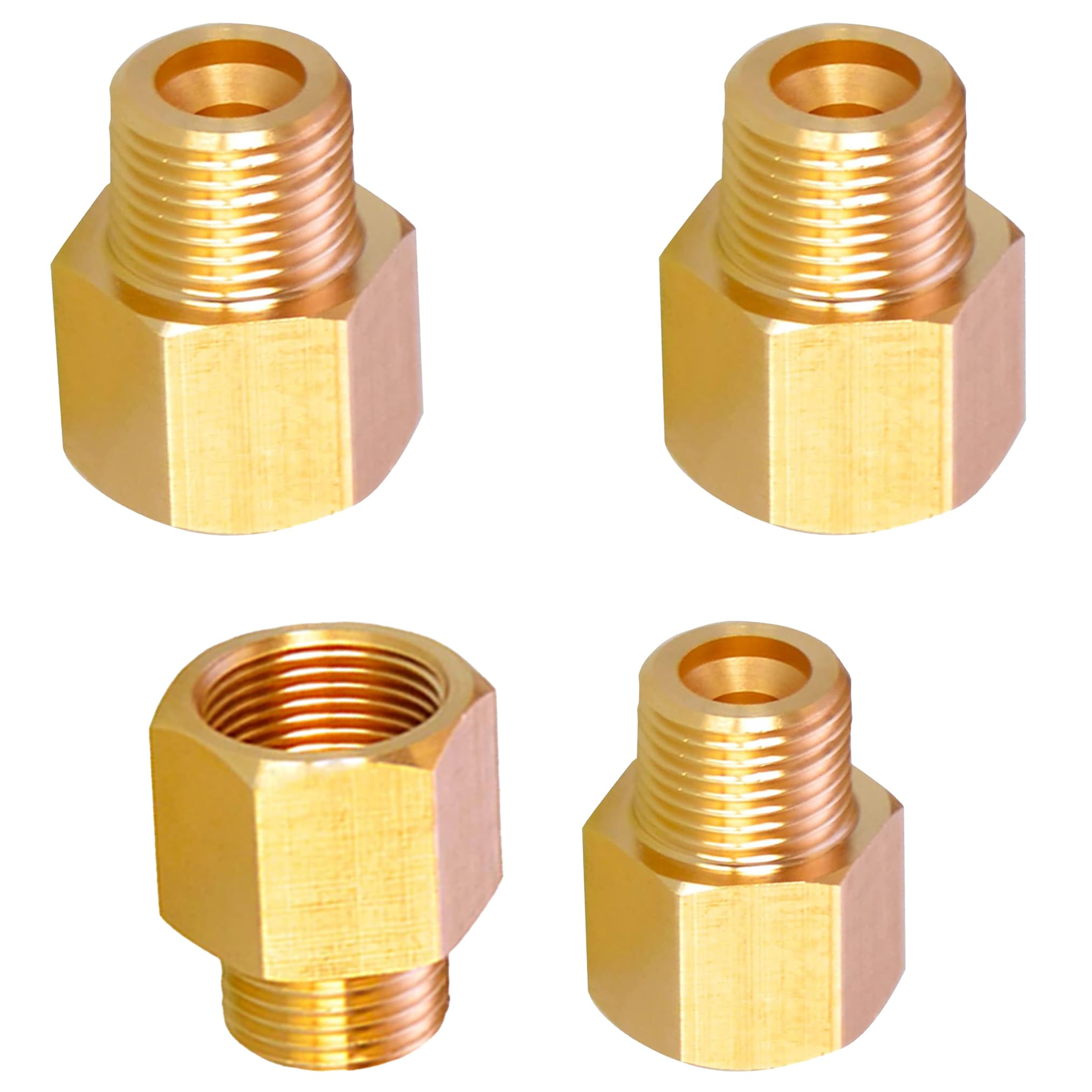 Snapklik.com : AOPANDA Brass Pipe Fitting, Reducer Adapter, 1/4 Male ...