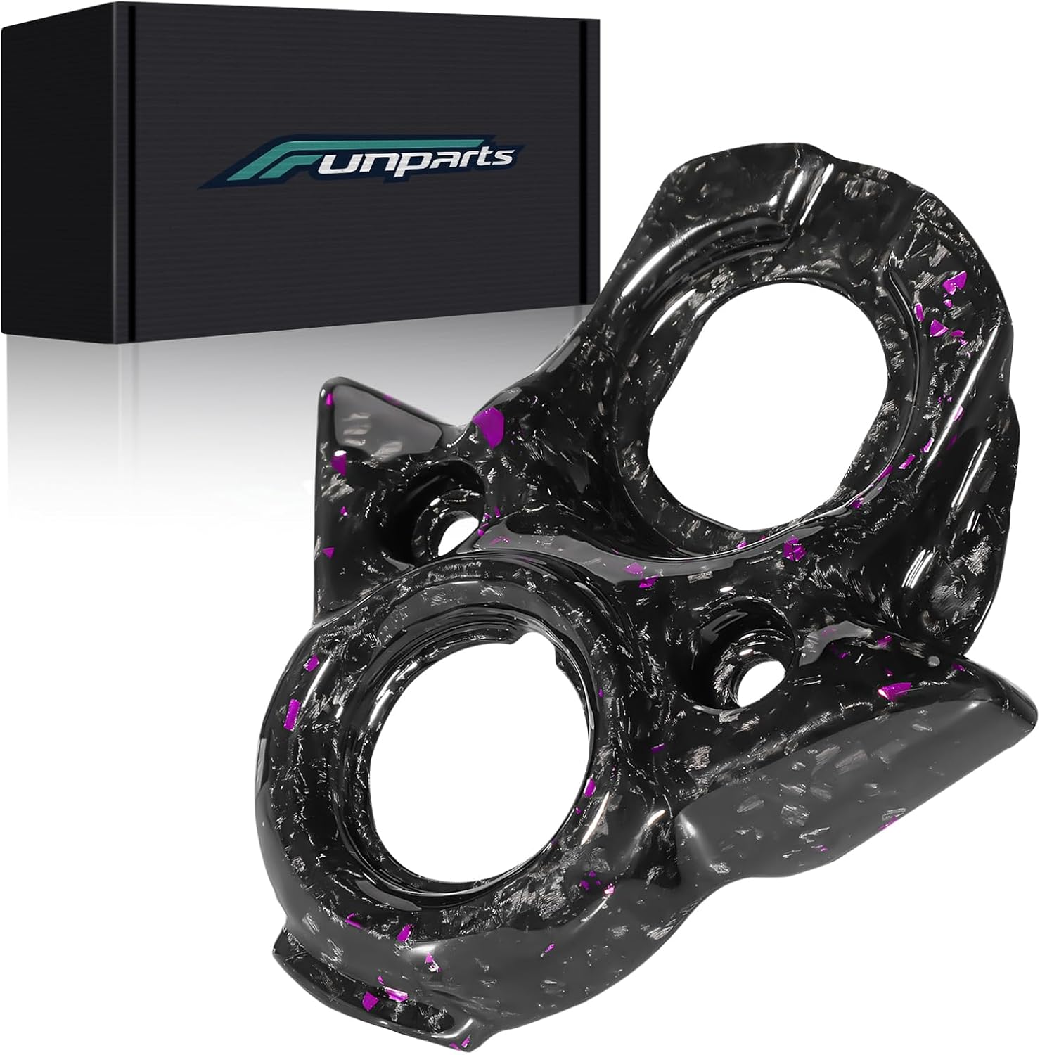 Amazon.com: Funparts Motorcycle Carbon Fiber Ignition Key Switch Cover ...