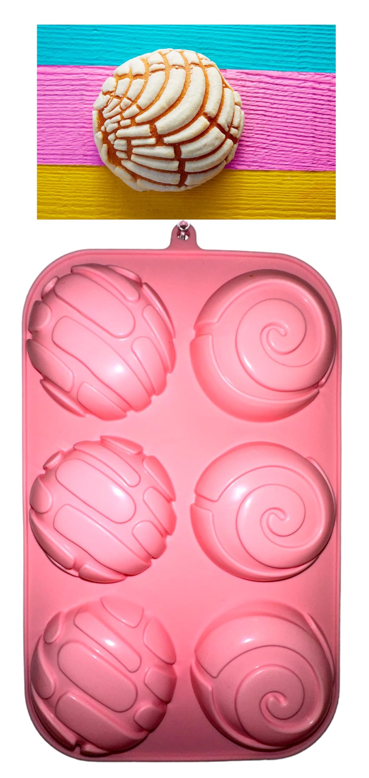 Amazon.com: Generic Concha Mold, Pand Dulce, Sweet Mexican Bread, Food ...