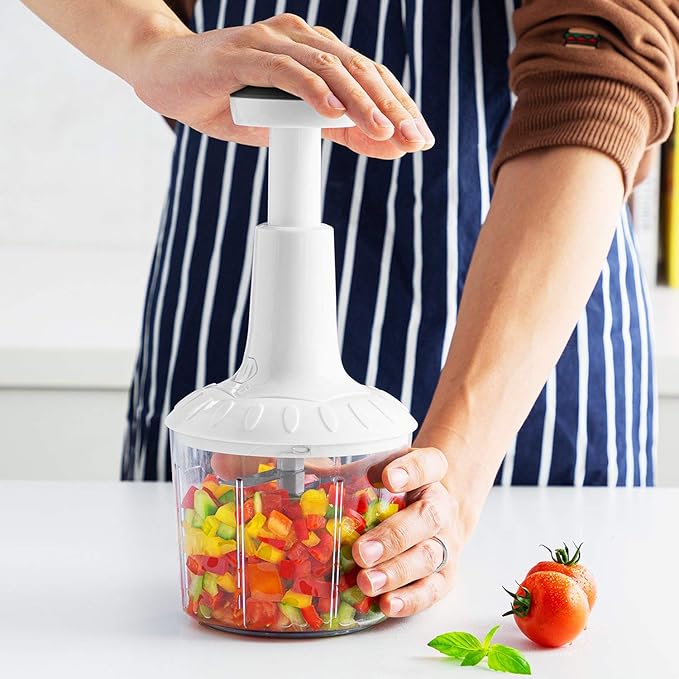 Kleva Range Sumo Vegetable Chopper Manual – Hand-Powered Food Chopper ...