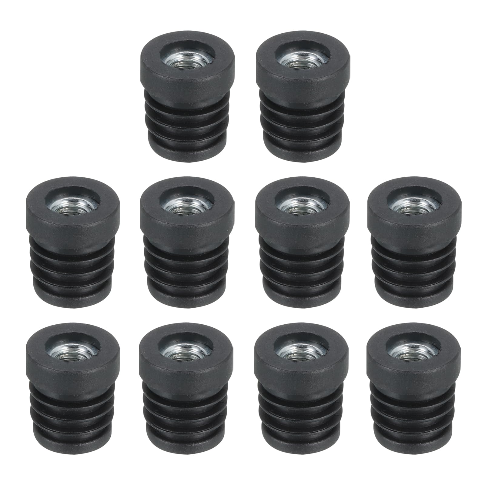 Amazon.com: uxcell 10Pcs Inserts for Round Tubes with M8 Thread, for ...