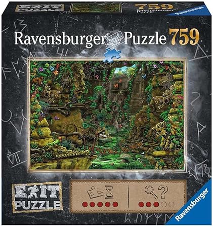 Amazon.com: Ravensburger Exit Puzzle – Temple 759pc Mystery Jigsaw ...