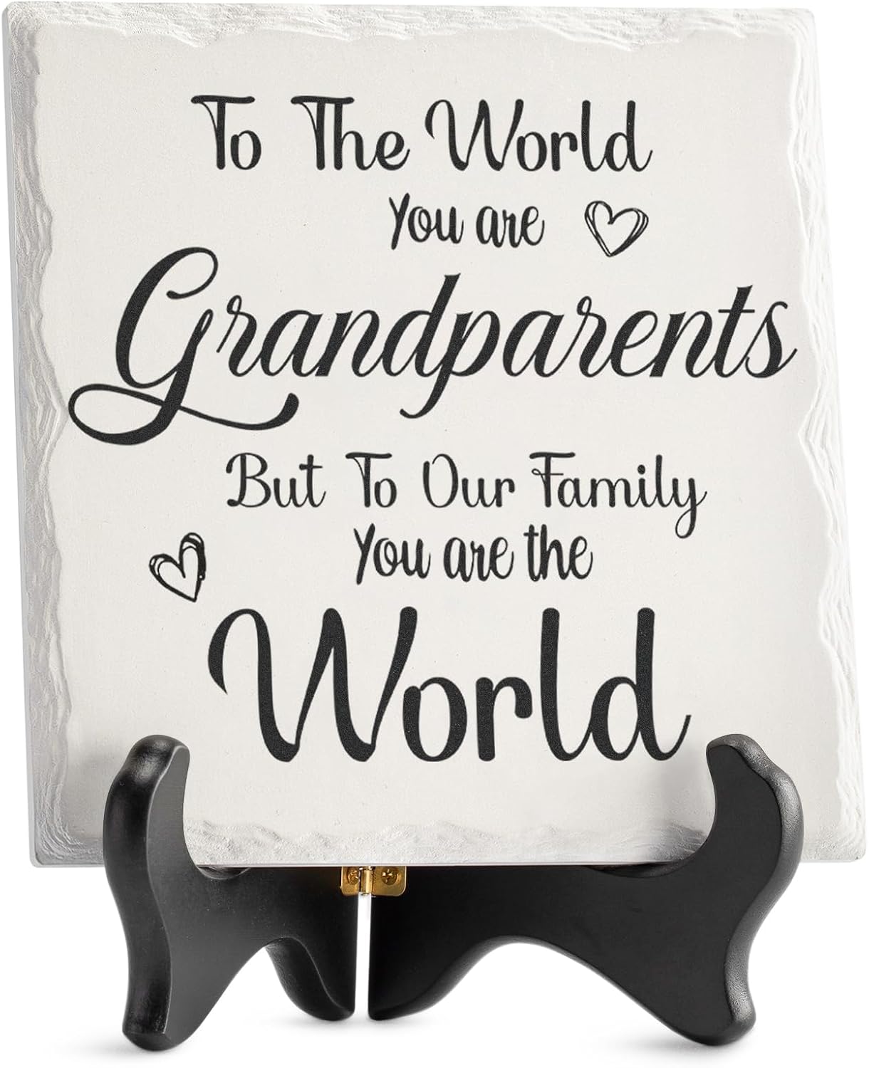 Amazon.com: LukieJac Grandparents Gifts from Grandkids Ceramic Plaque ...