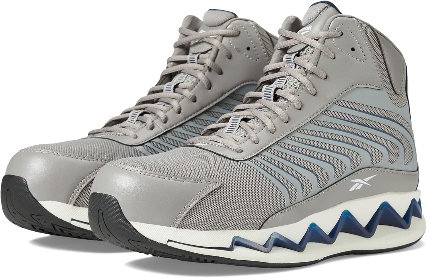 Amazon.com: Reebok Men's Rb3228 Zig Elusion Heritage Work Construction Shoe Grey Safety ...