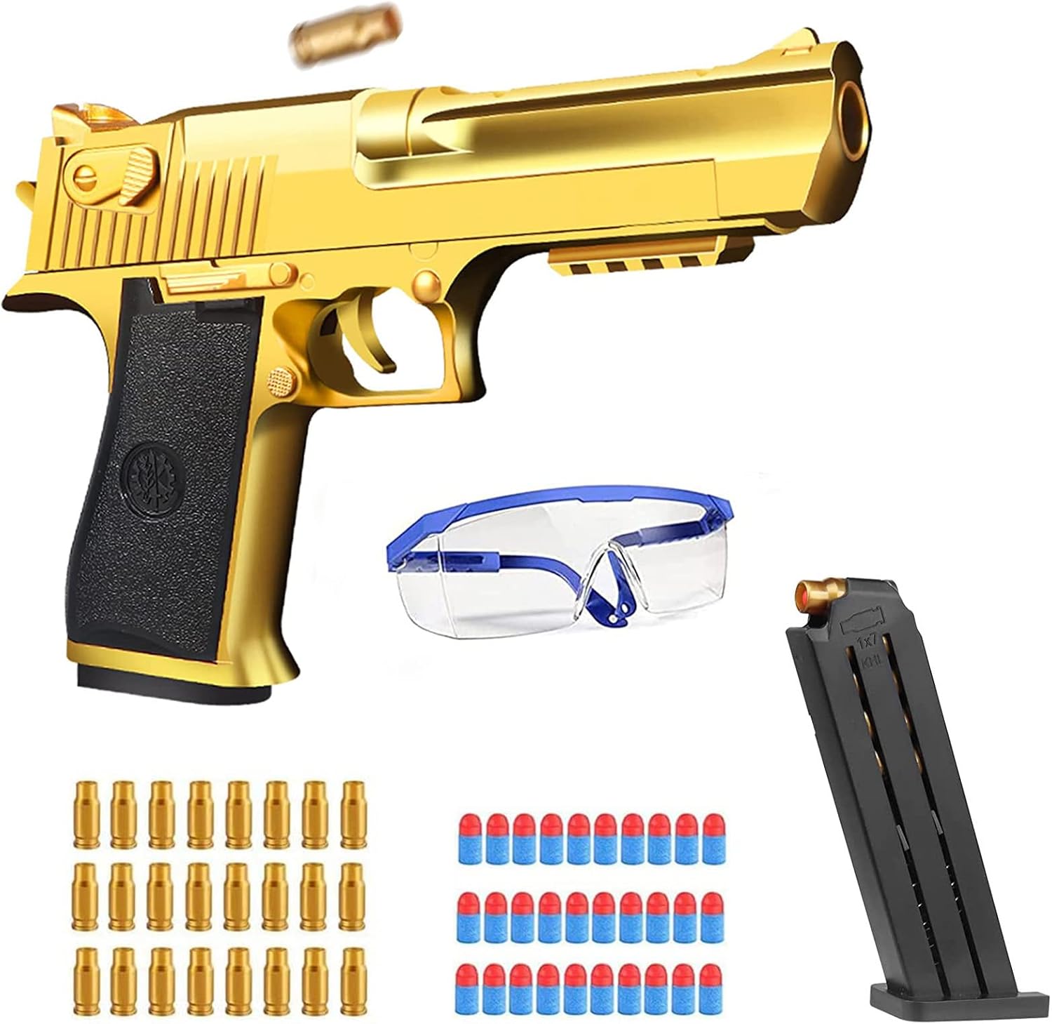 Amazon.com: YoeDirect Shooting Toy Pull Back Action Jump Ejecting ...