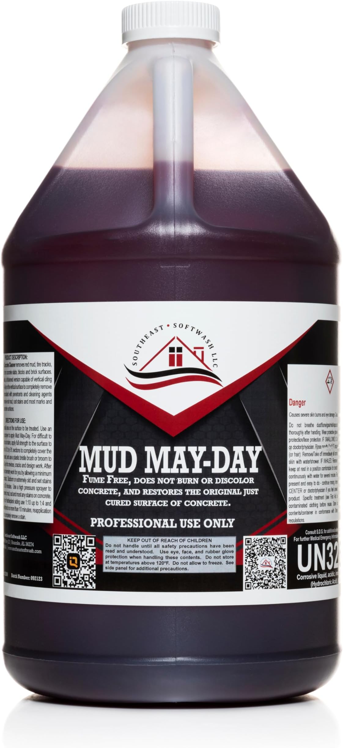 Amazon.com: Southeast Softwash Mud May Day - Red Clay Stain Removal ...