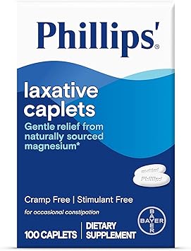 Amazon.com: Phillips' Laxative Caplets, With Naturally Sourced ...