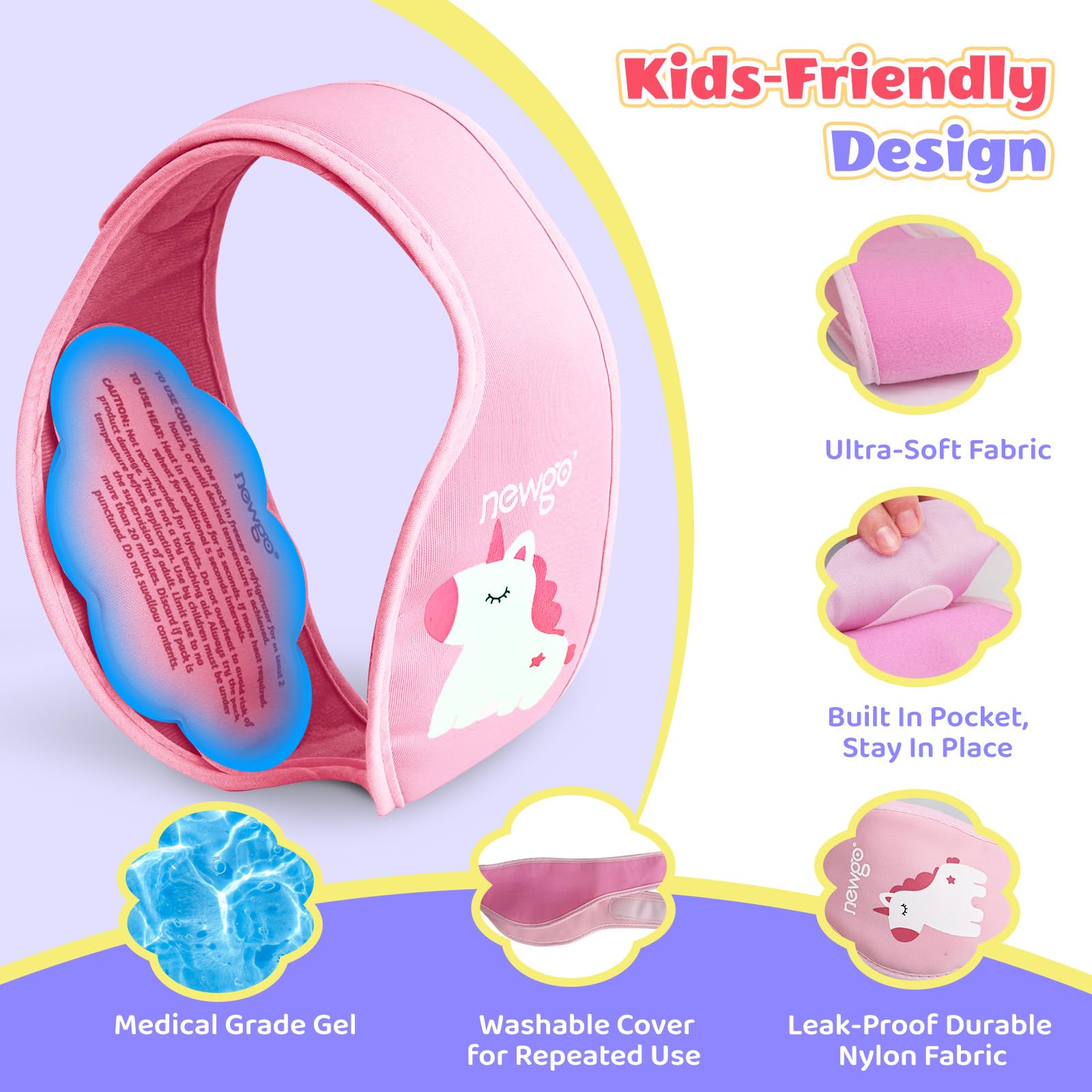 Snapklik.com : NEWGO Tonsillectomy Ice Pack For Kids, Wisdom Teeth Ice ...