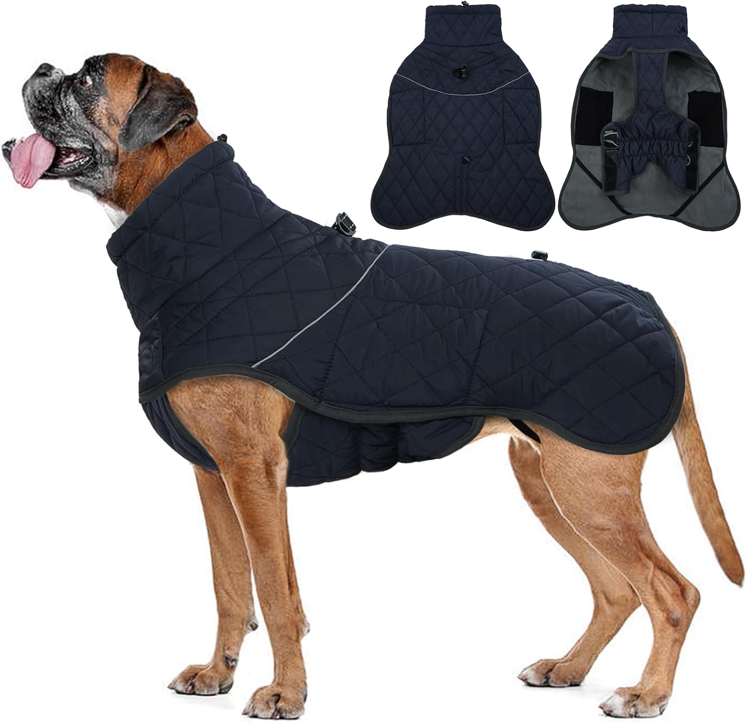 Amazon.com : Dog Winter Coat Waterproof Dog Puffer Jacket Windproof Dog Coats for Small Medium ...