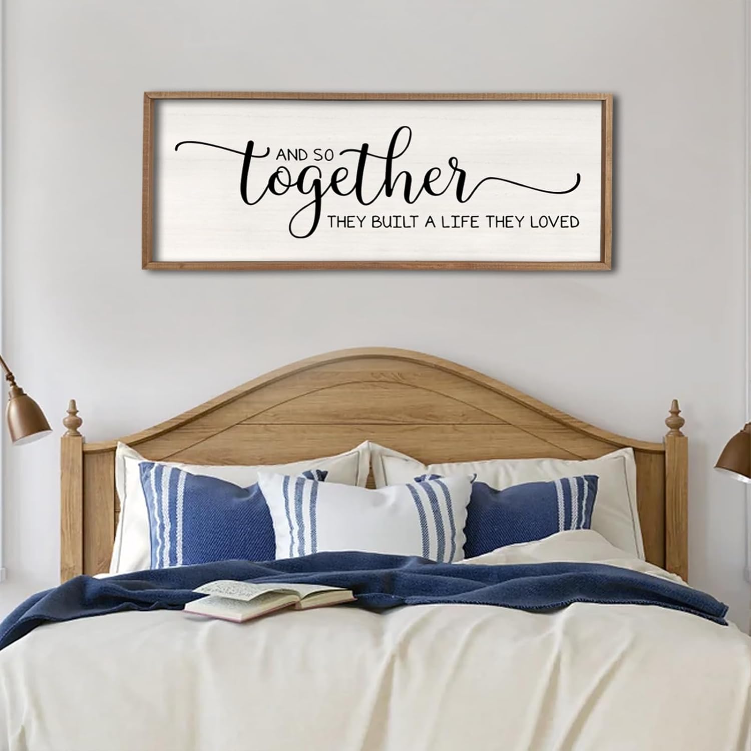 Amazon.com: And So Together They Built A Life They Loved Wall Decor 40 ...