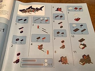 Amazon.com: Shark Building Blocks Toy, Ocean Animal Building Set with ...