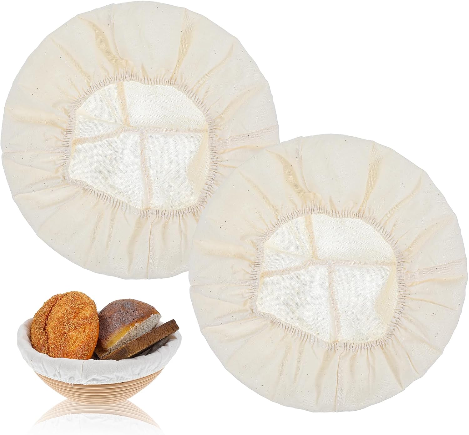 Amazon.com: Ymapinc Bread Proofing Basket Cloth Liner Baking Dough ...