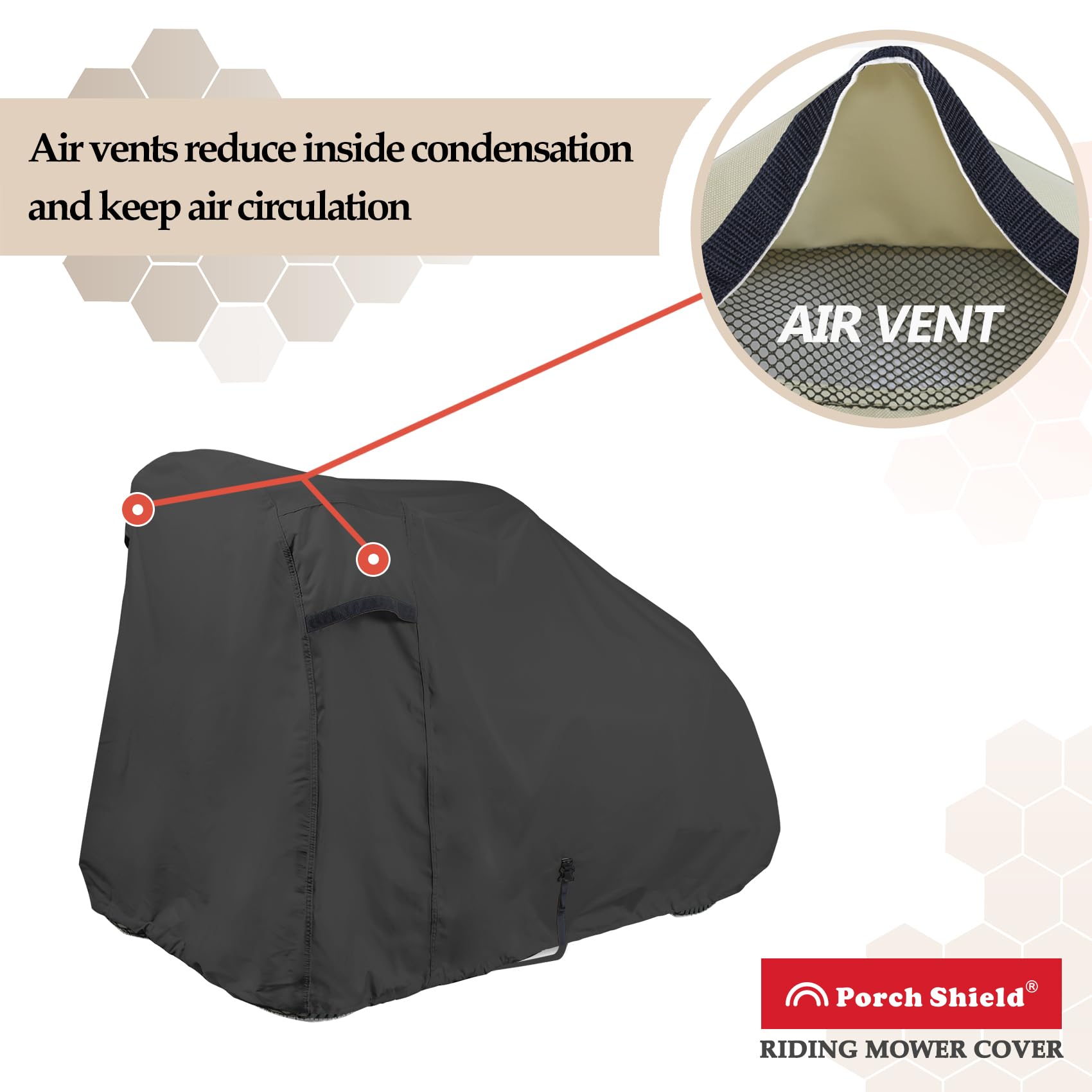 Snapklik.com : Porch Shield Heavy Duty 600D Polyester Lawn Tractor ...