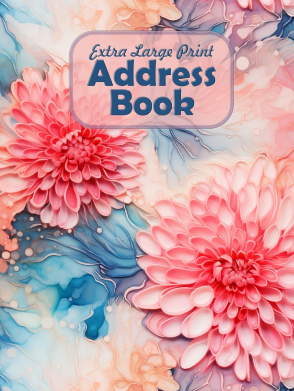 Extra Large Print Address Book: Hardcover Large Address Phone Book for ...