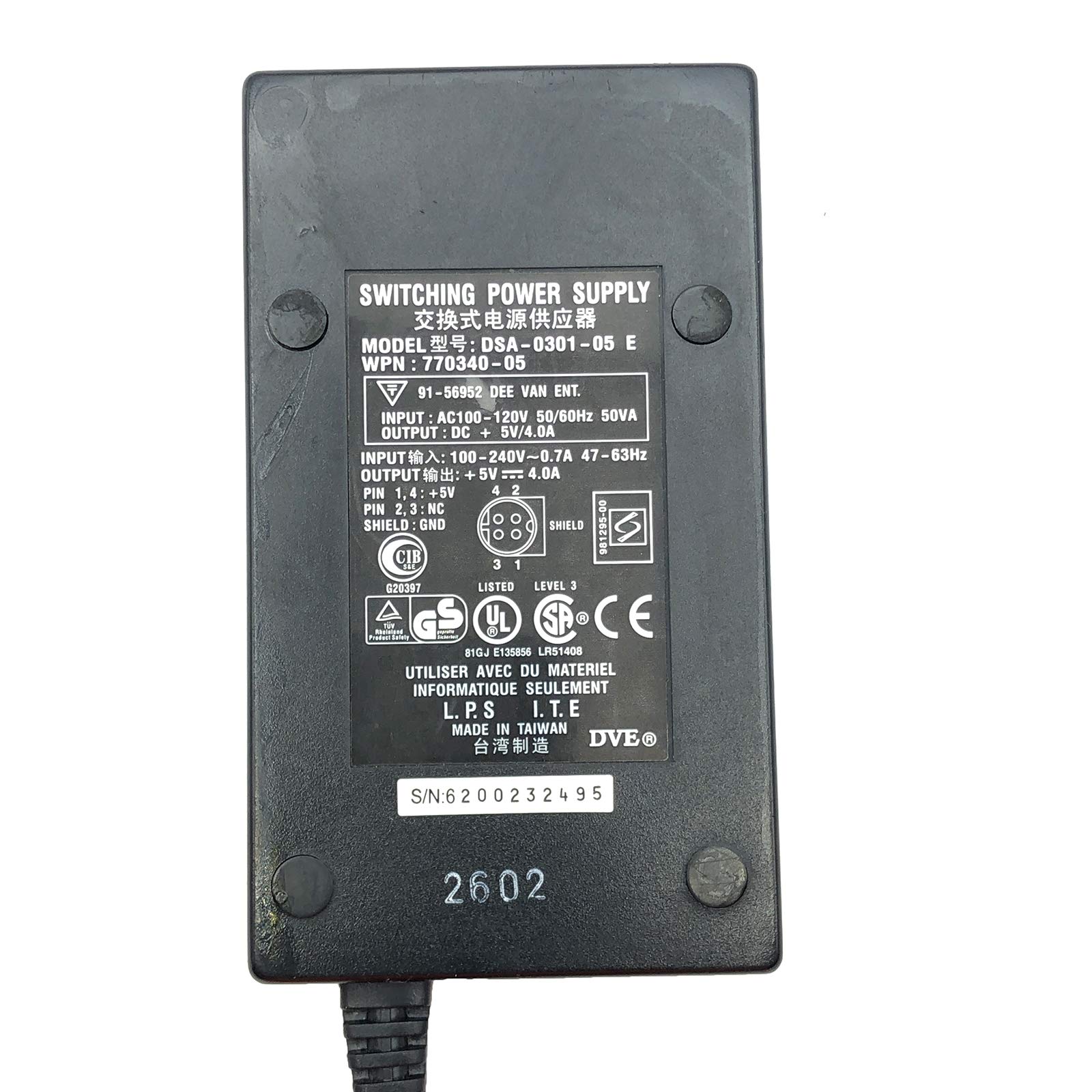 Amazon.com: ITE Switching Ac Adapter/Power Supply (DVE) for Thin Client ...