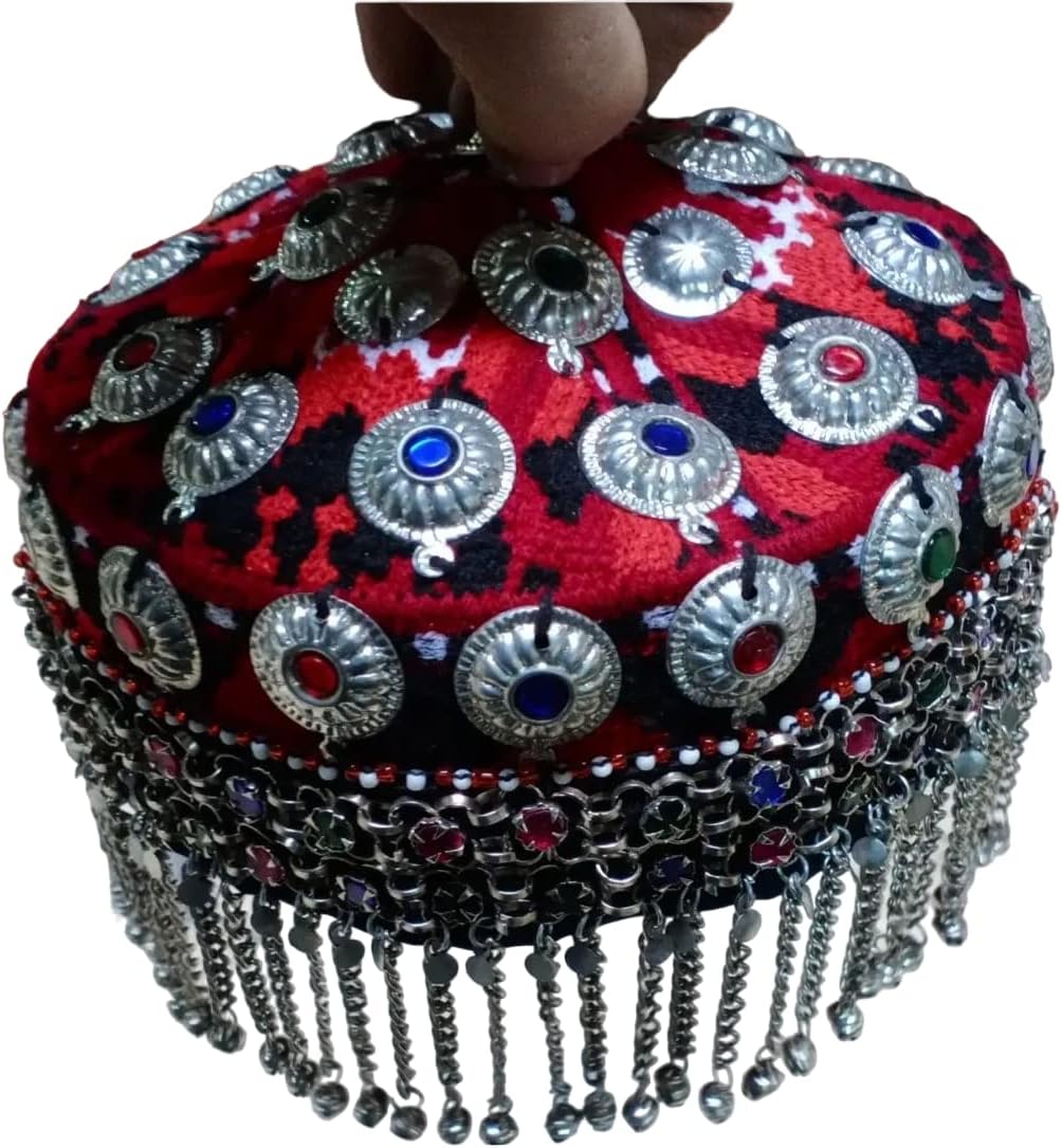 Halima Sultan Cap Halima Sultan Cap Afghan Tribal Matha Patti Afghan ...