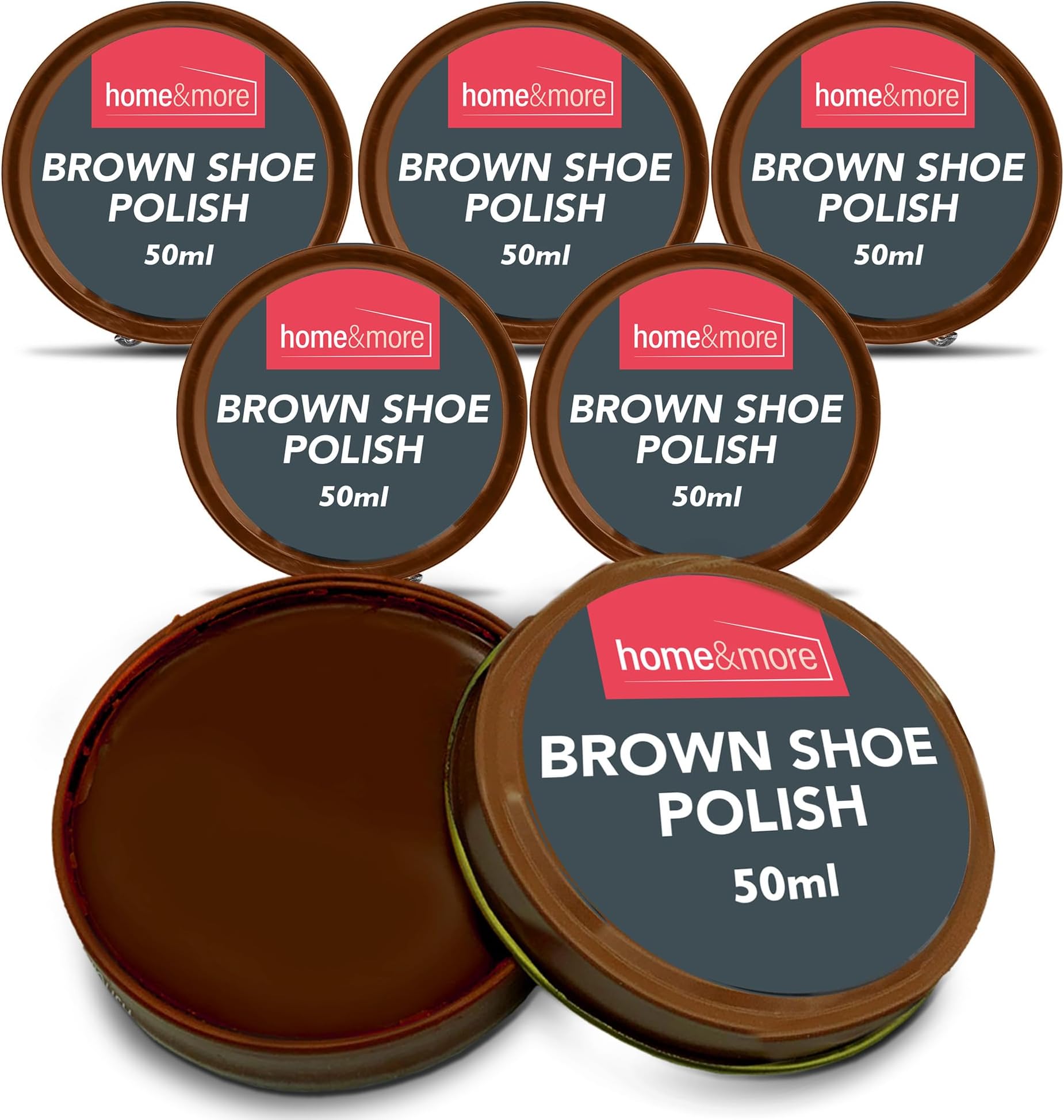 Brown Shoe Polish by Kiwi 40ml Tin : Amazon.co.uk: Fashion