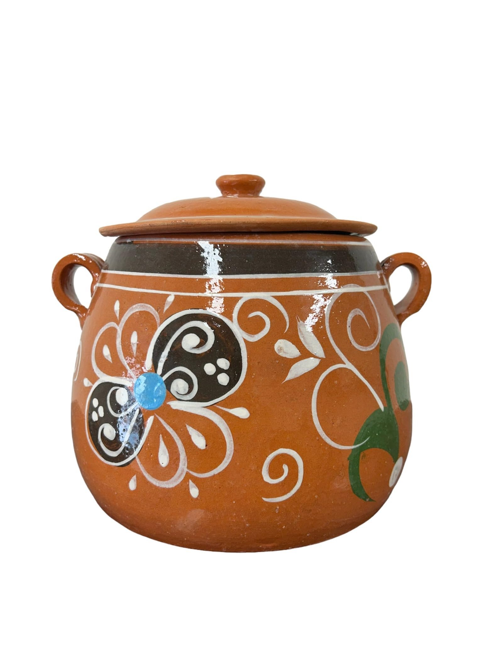 Large Mexican Clay Pots Authentic Mexican Terracotta Cazuela Pot