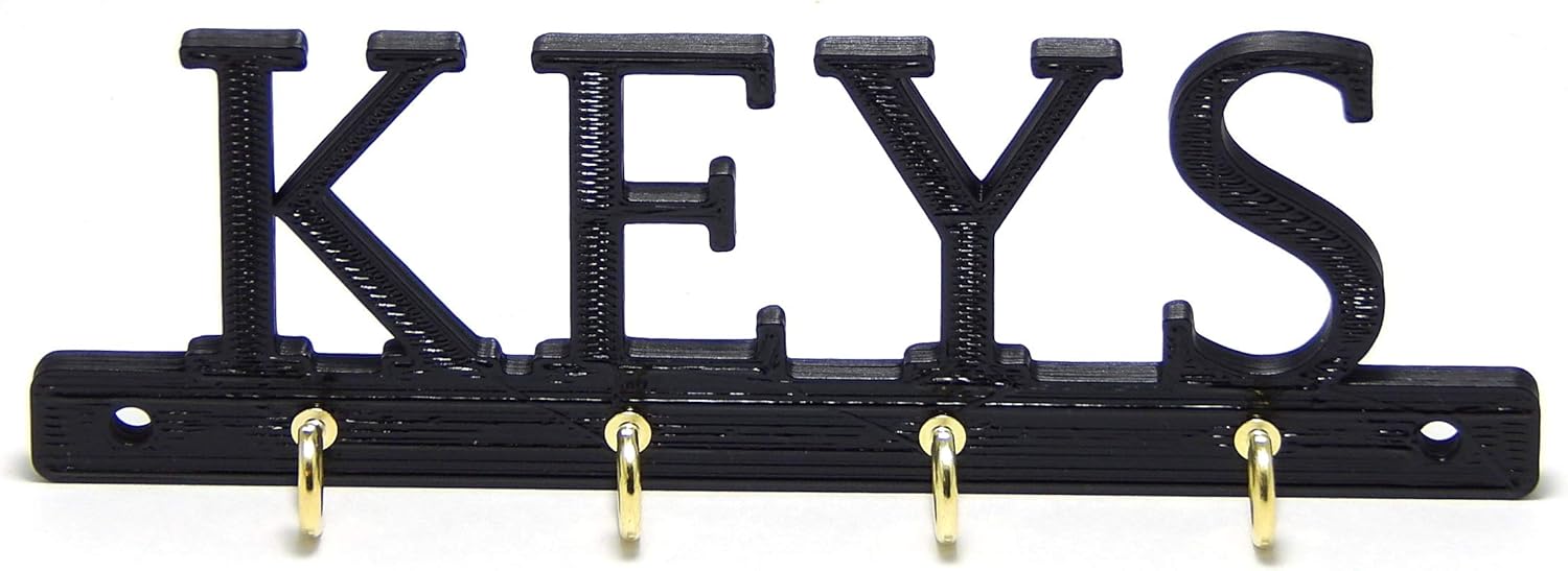 Amazon.com: Medallurgy Simple Keys Key Rack Holder Hanger Hook Keyrack ...