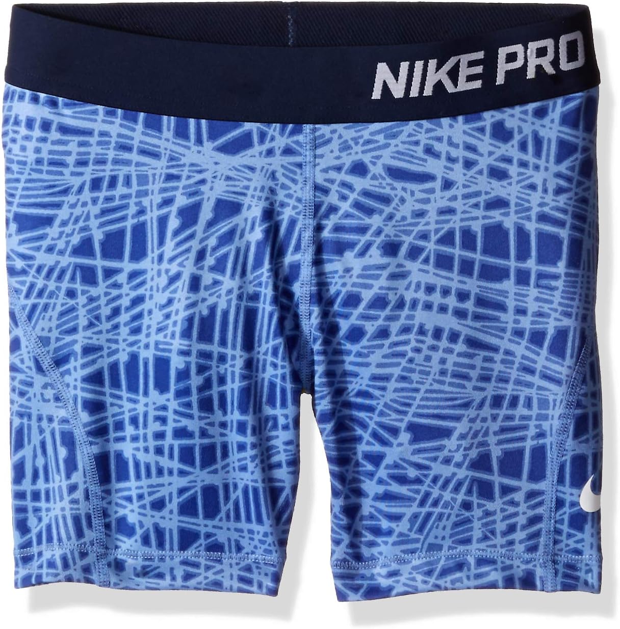 Amazon.com: Nike Girls' Pro Hypercool Allover Print Short (Little Big ...