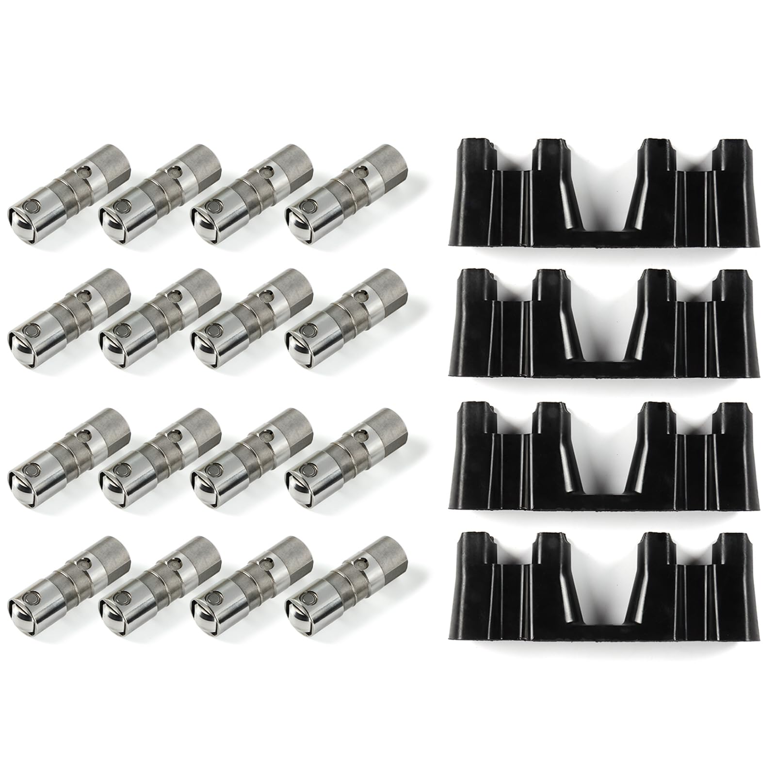 Amazon.com: DAYSYORE 16pcs Hydraulic Roller Lifters & 4pcs Guide Trays ...