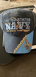 Amazon.com: United States Navy "We OWN the Seas" Name Logo Military ...