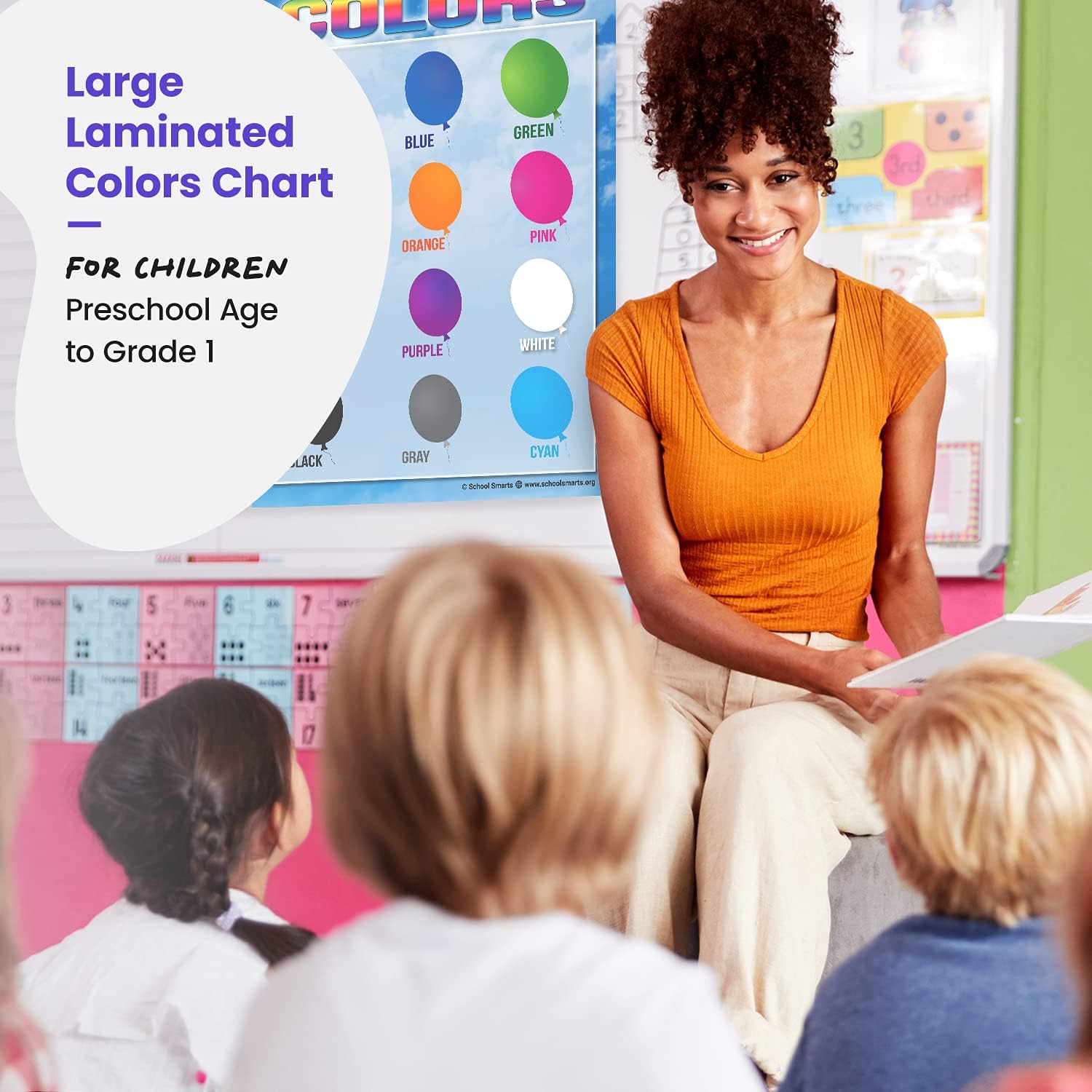 Durable 17” X 22 Laminated Colors Chart for Philippines | Ubuy