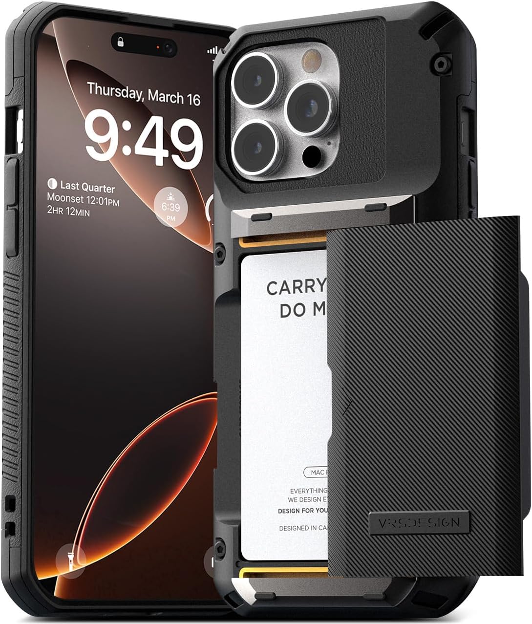 Amazon.com: Scooch® for iPhone 16 Pro Max Case with Card Holder ...