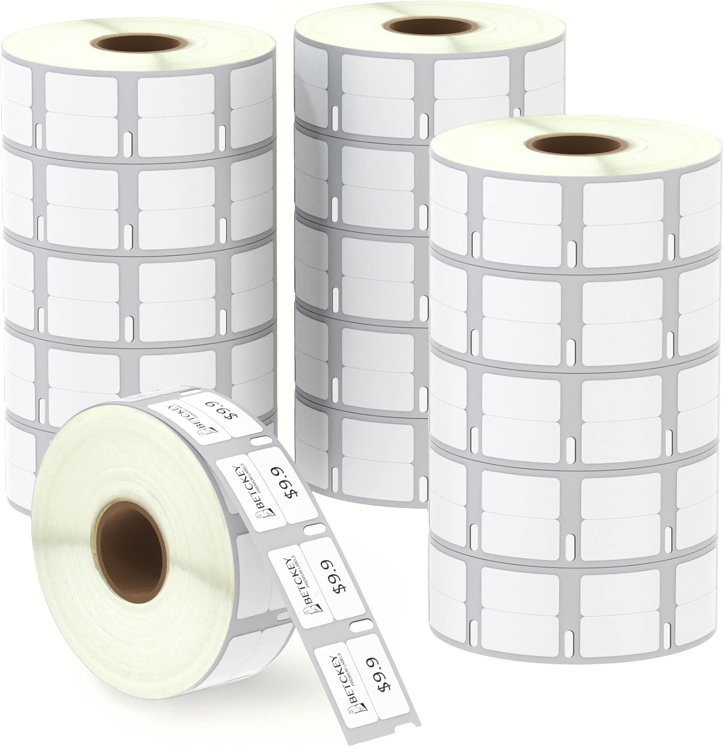 Amazon.com : BETCKEY - Compatible DYMO 30333 (1/2" x 1") Extra Small 2 ...