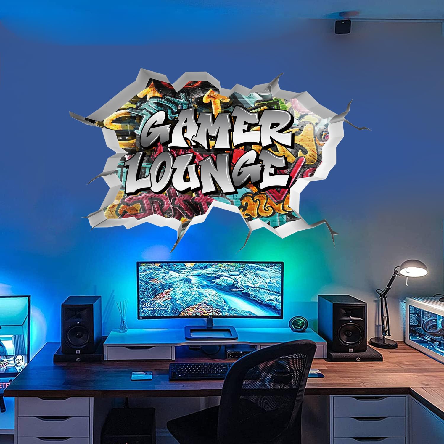 Amazon.com: TOARTi 3D Game Wall Decals Gaming Wall Stickers for Boys ...