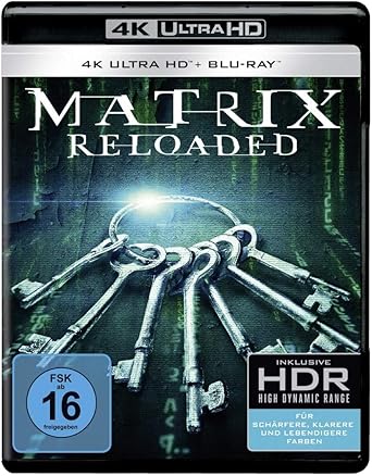 Matrix Reloaded 4K, 2 UHD-Blu-ray: Amazon.co.uk: Hugo Weaving, Keanu ...