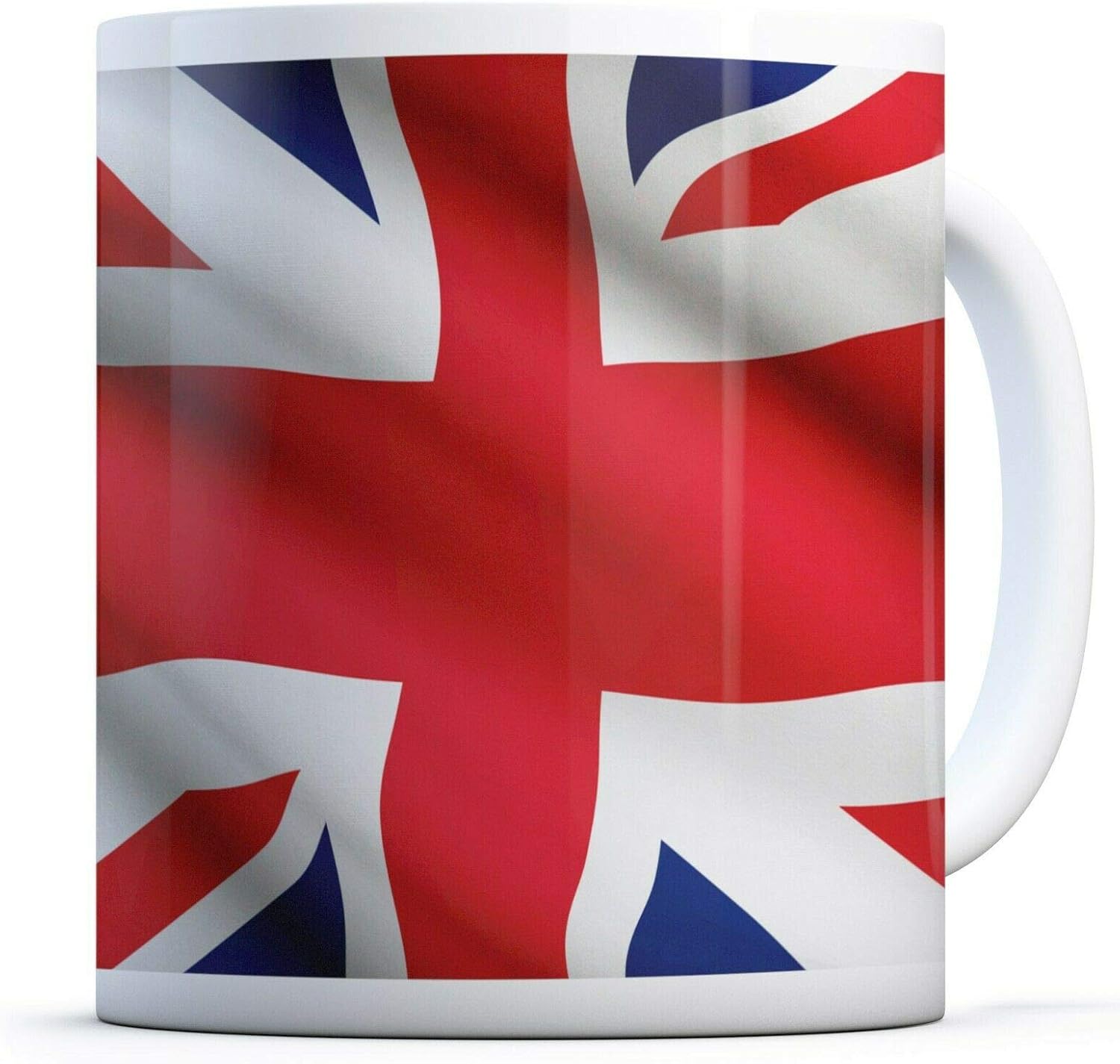 DV Mugs Union Jack Flag Mug - UK GB England Cup Kitchen Birthday Office ...