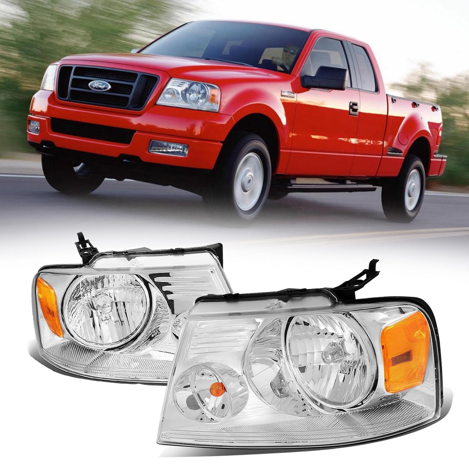 Amazon.com: Cxdar Headlights for 2004-2008 Ford F150, Headlight ...