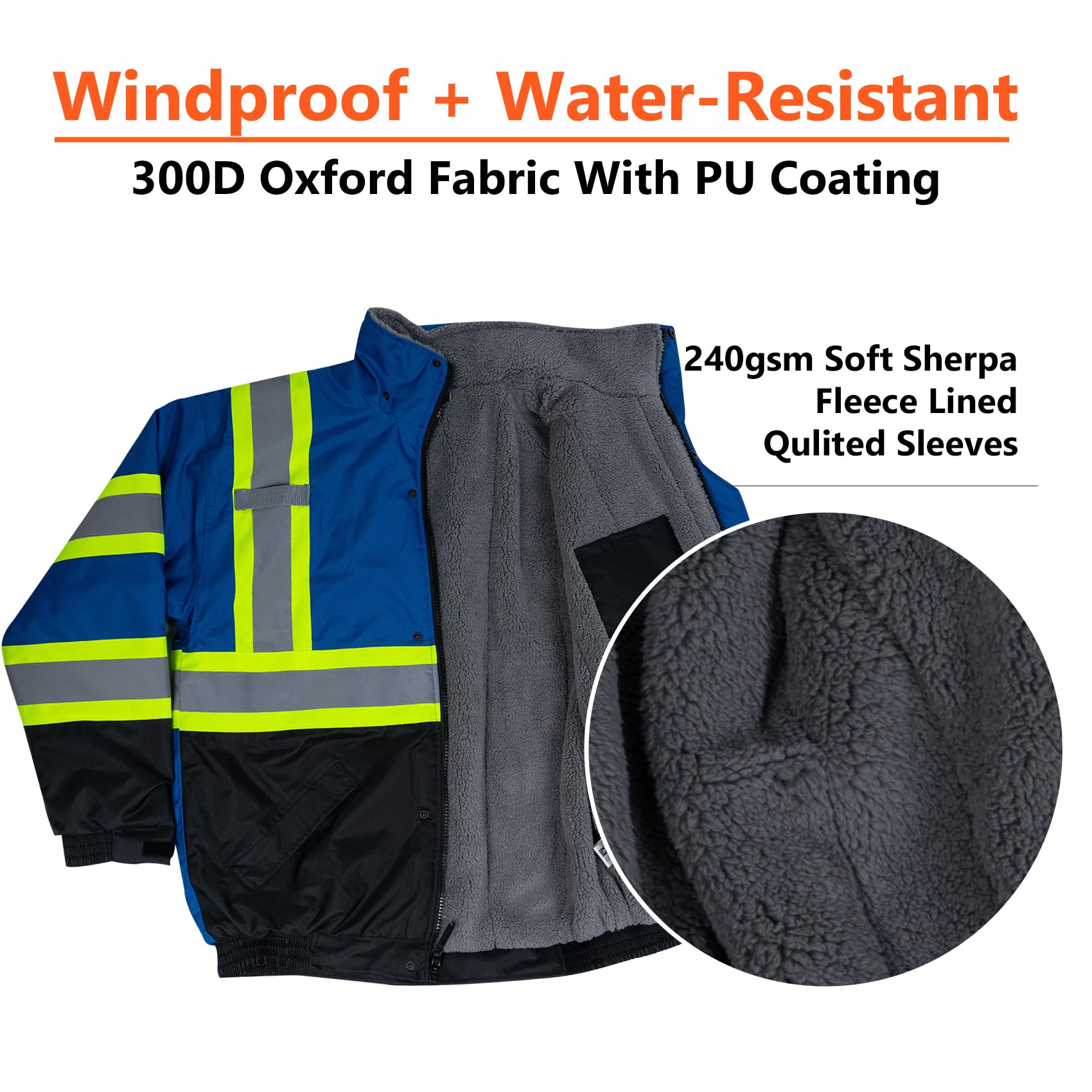Snapklik.com : VENDACE High Visibility Reflective Safety Jackets For ...