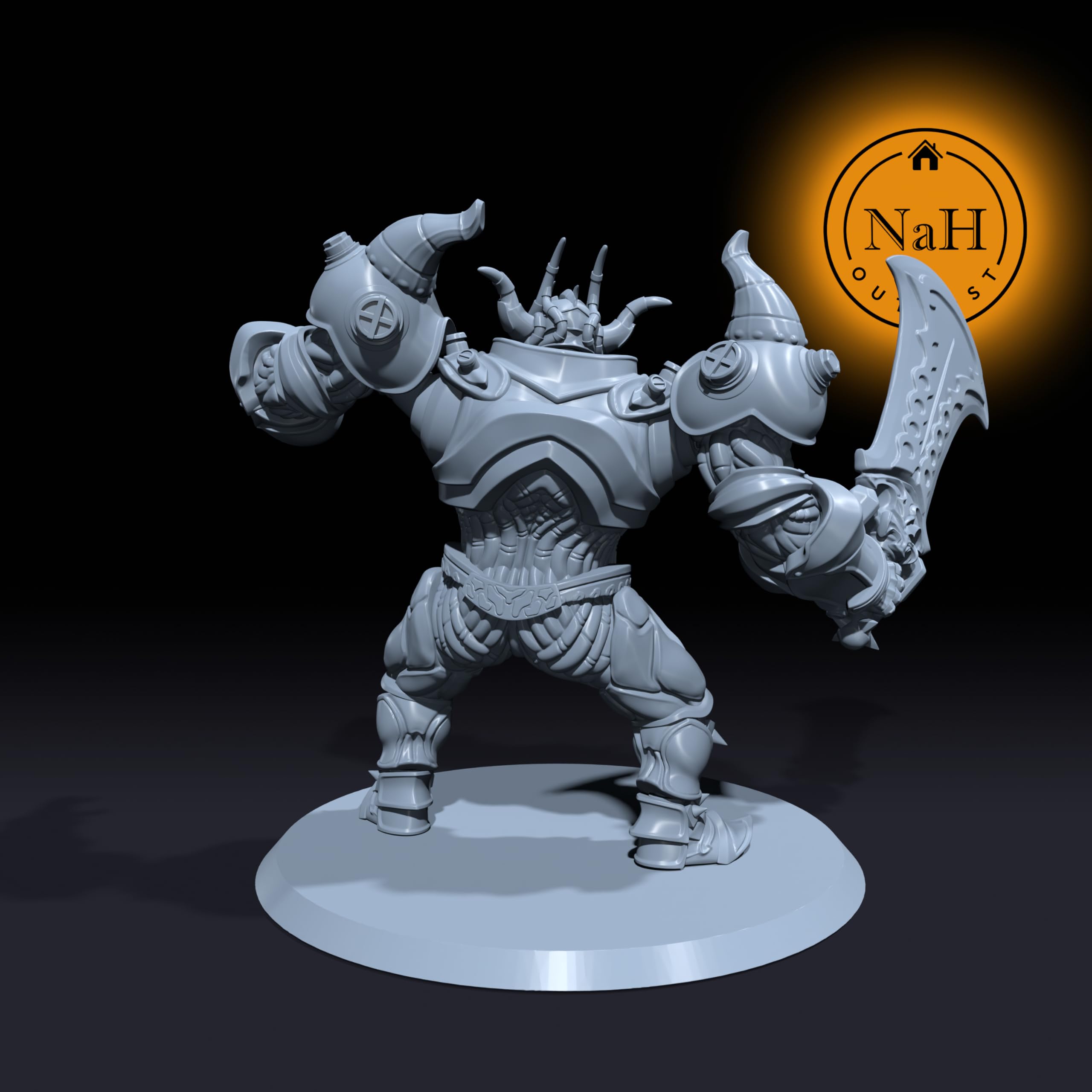 Warforged Juggernaut Miniature Forgeborn Soldiers Digital Version