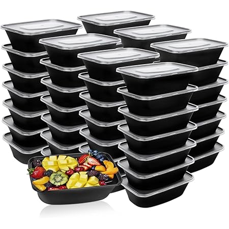 Amazon.com: NutriBox [20 value pack] single one compartment 12oz MINI ...