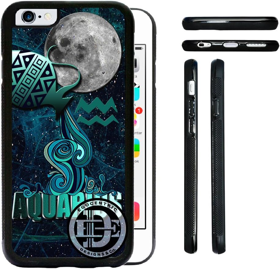 Amazon.com: (iPhone 6S) EGOCENTRIC DESIGN & CO. Blue Aquarius Zodiac ...