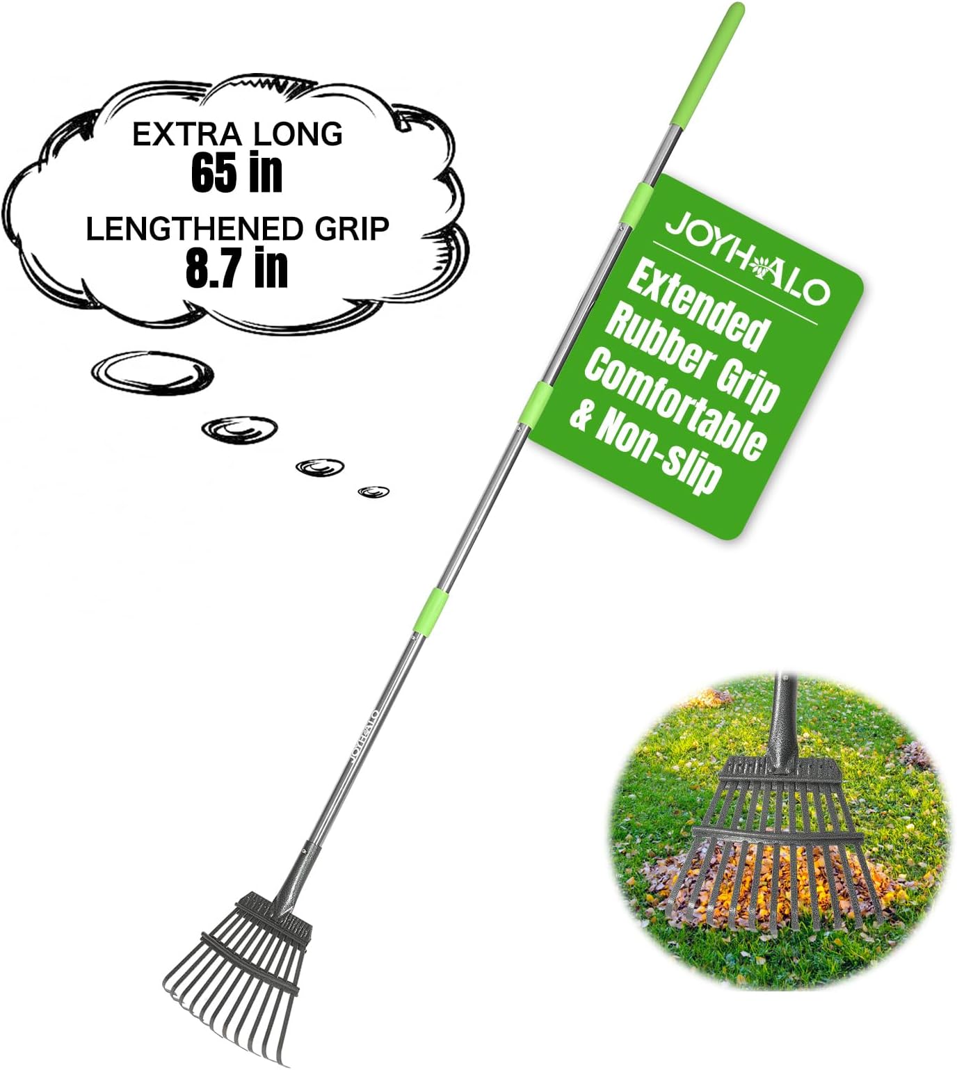 Amazon.com : Suncast LRT240D Telescoping Rake, Loyal Blue : Patio, Lawn ...