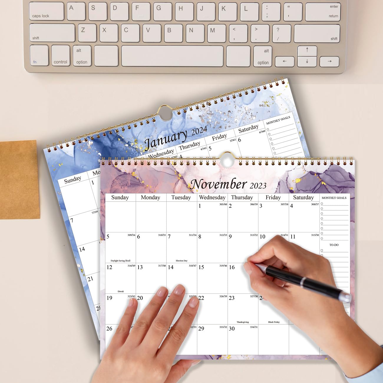 Snapklik.com : 2024 Wall Calendar - 12 Monthly Wall Calendar 2024 From January 2024 To December ...