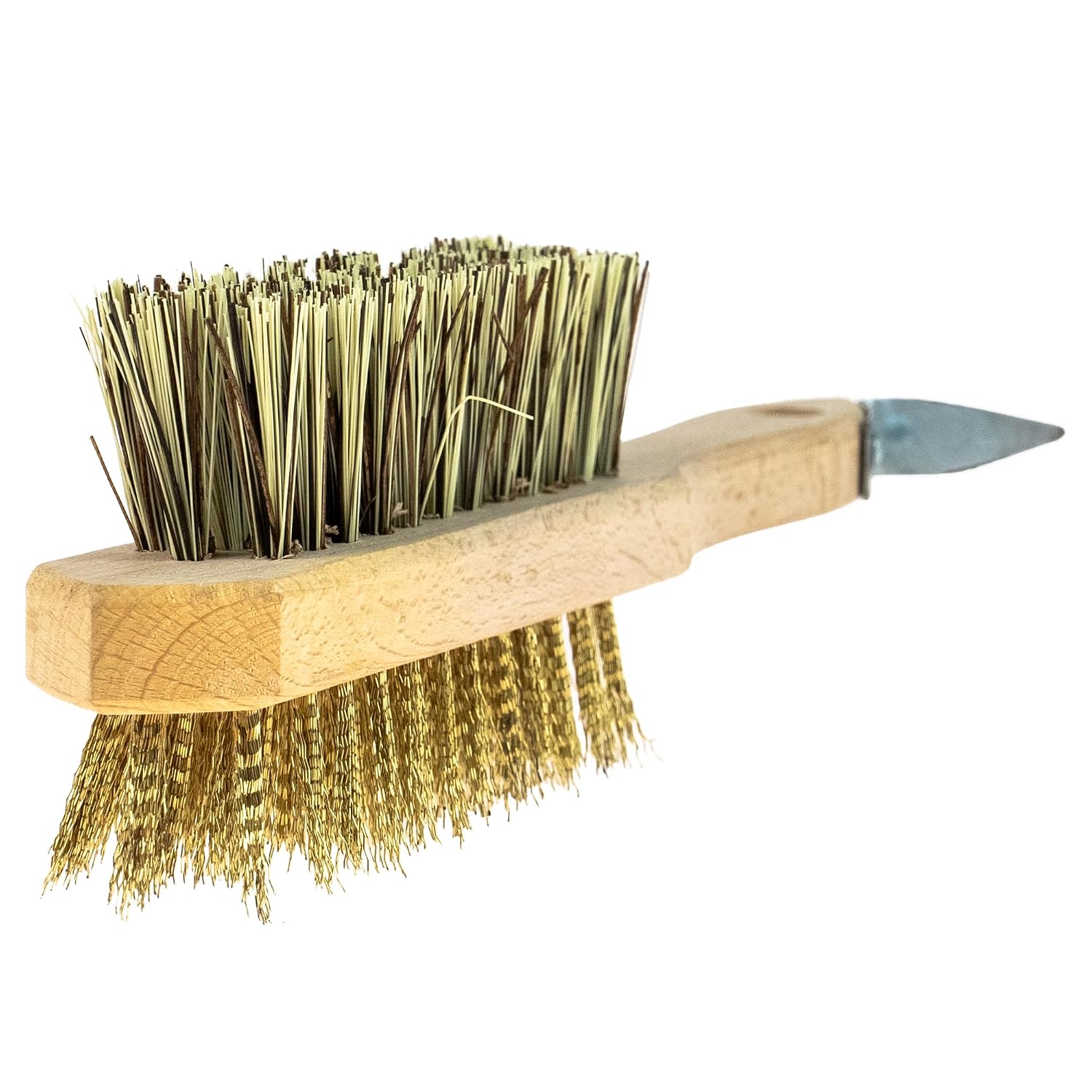 Horse Hoof Pick Brush – Steel Hoofpick with Stiff Wire Bristles ...