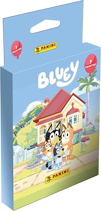 Panini Bluey 004992KBF7 Blister Pack of 7 : Amazon.co.uk: Toys & Games