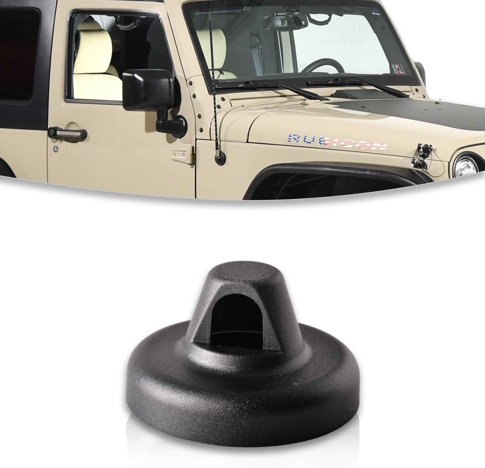 Amazon.com: Mopar 2007-2019 Jeep Wrangler Antenna with Base Cable and ...