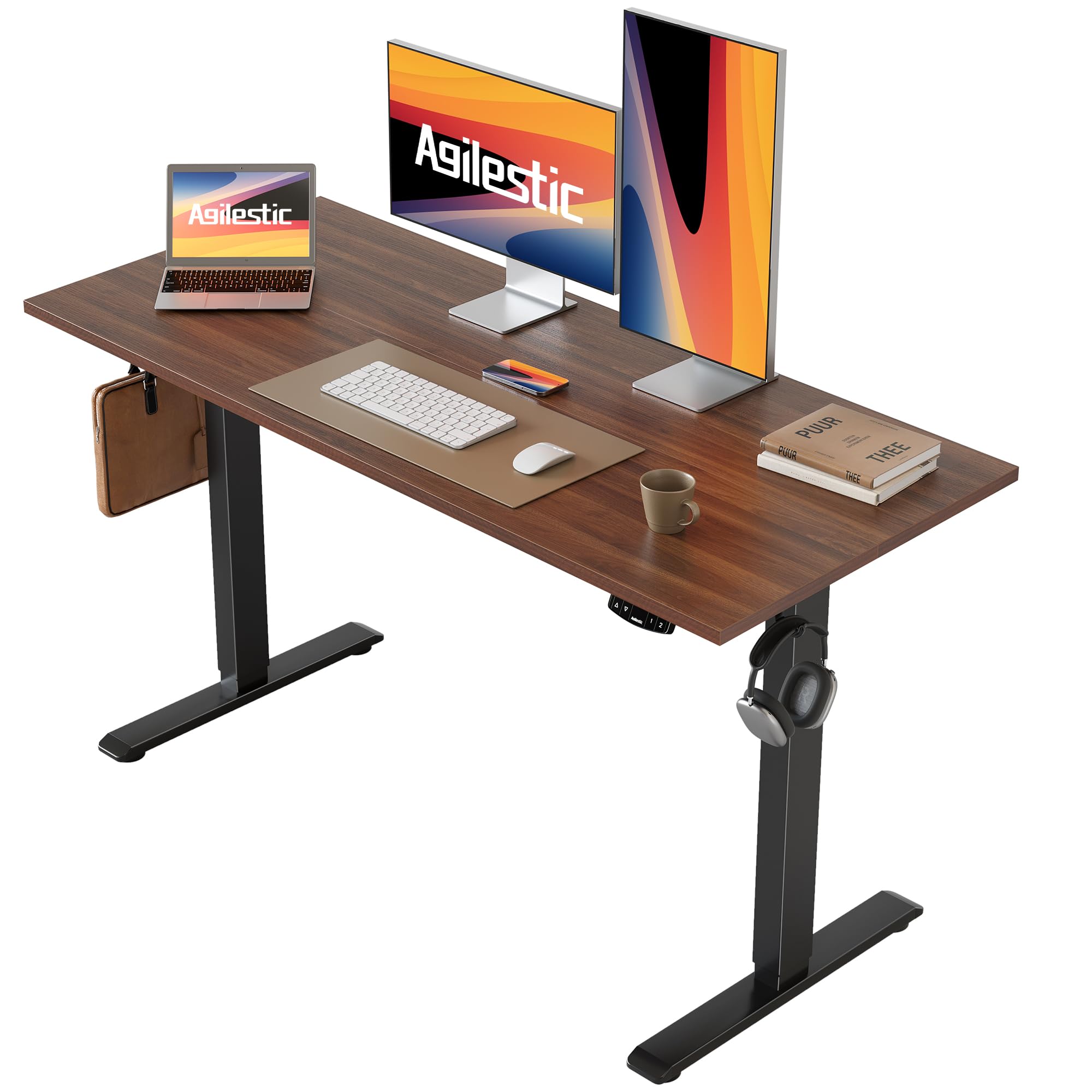 Amazon.com: Agilestic Electric Standing Desk, 48 x 24 Inches Height ...